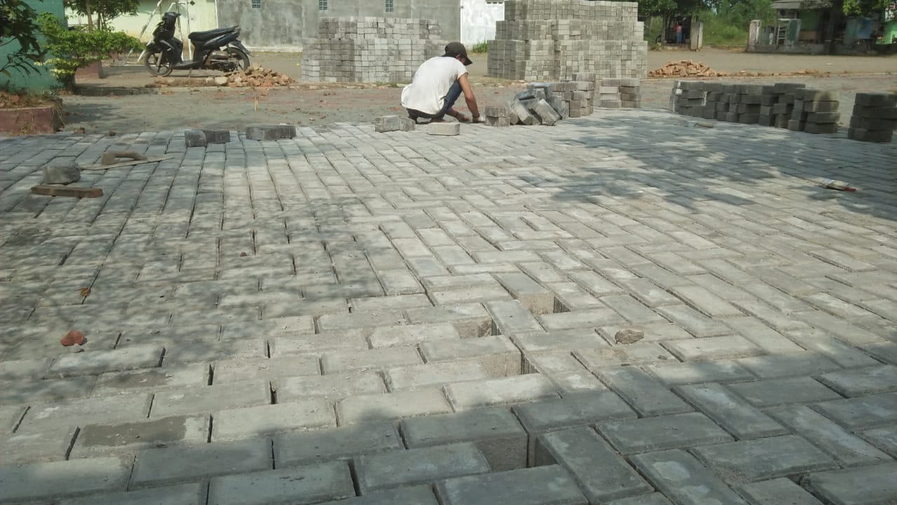 Pekerjaan Paving Block di SDN Nagacipta 01, Diduga Kangkangi Peraturan ...
